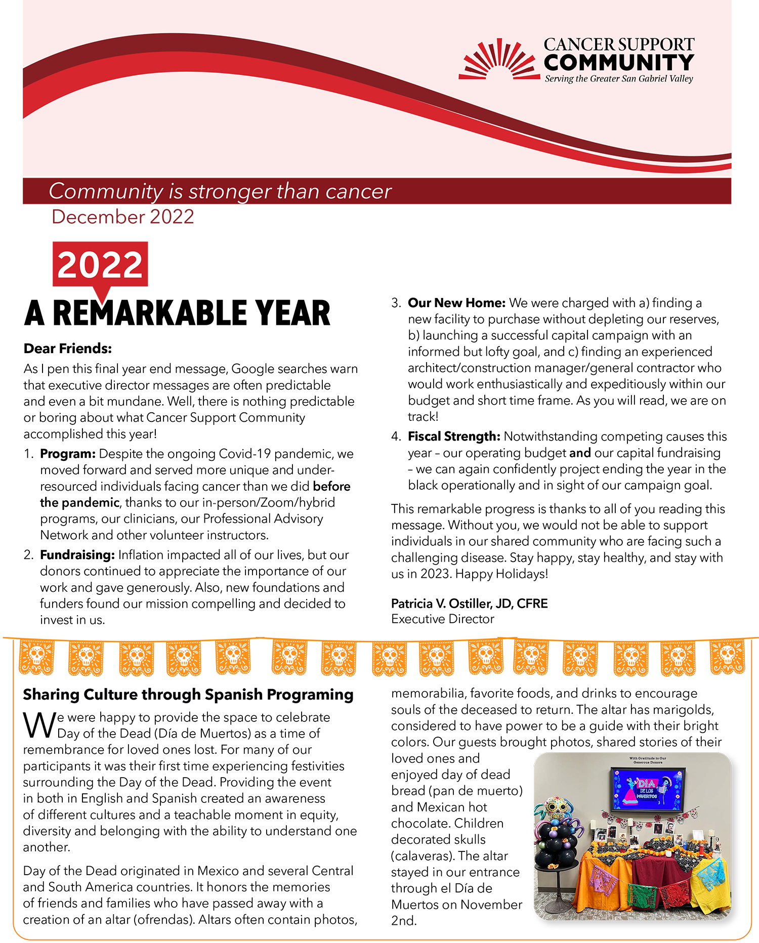 Newsletters – Cancer Support Community Greater San Gabriel Valley