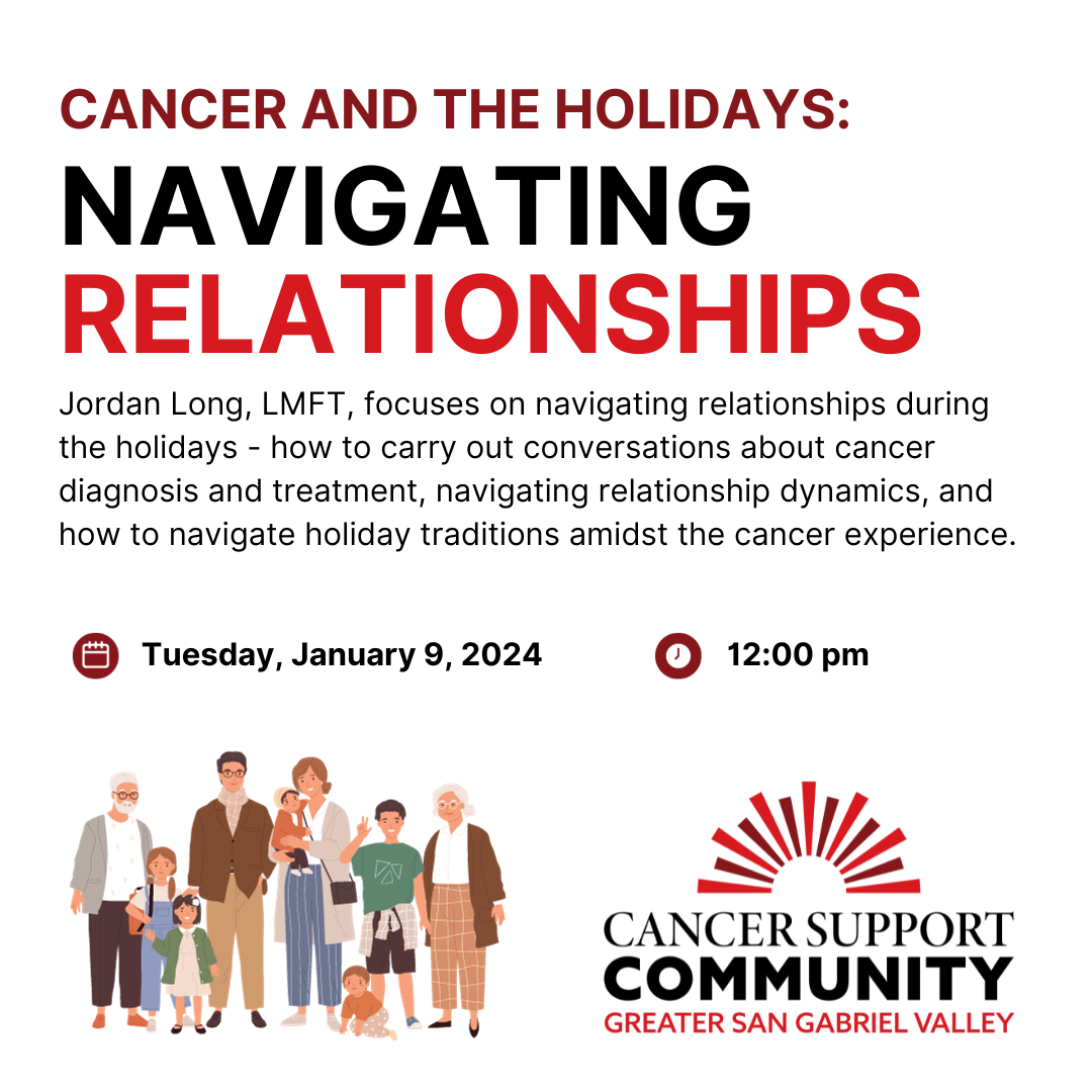 Cancer and the Holidays: Navigating Relationships – Cancer Support ...