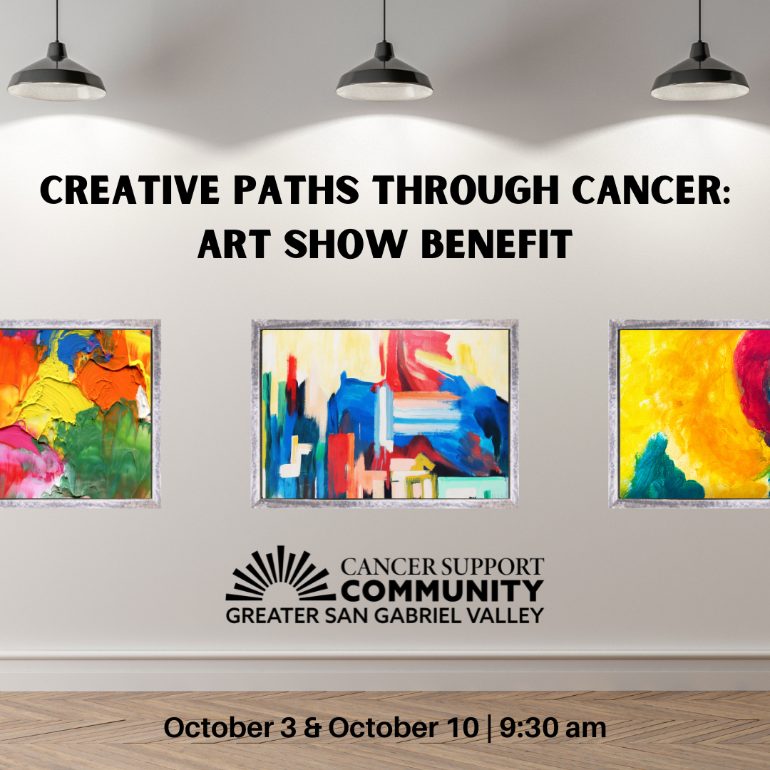 Creative Paths Through Cancer: Art Show Benefit – Cancer Support ...