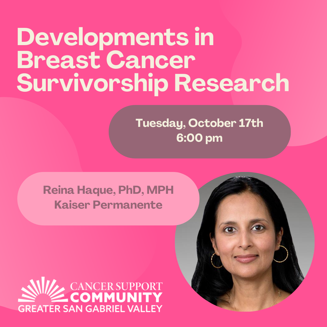 Developments in Breast Cancer Survivorship Research – Cancer Support ...