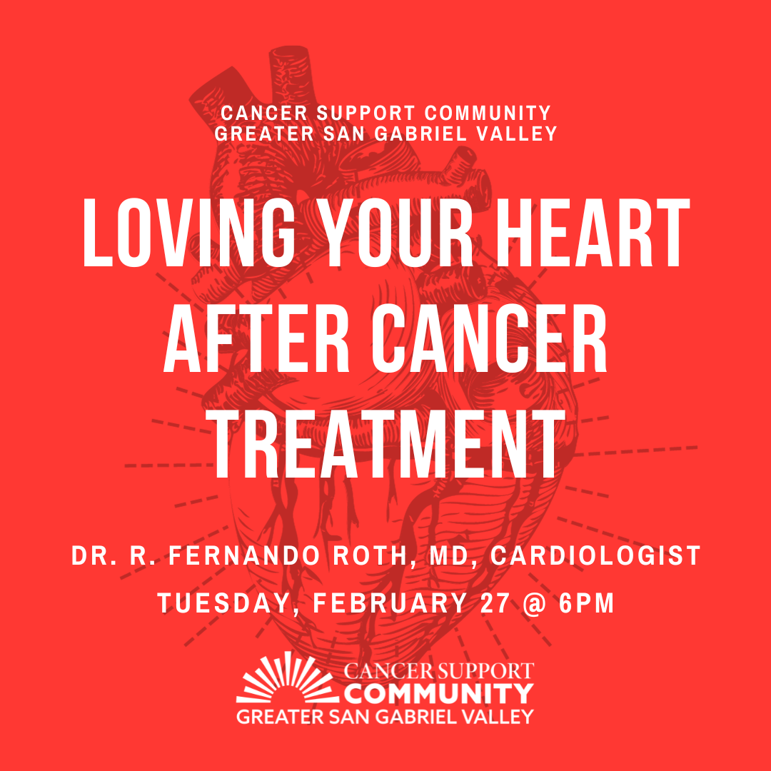 Loving your Heart after Cancer Treatment – Cancer Support Community ...