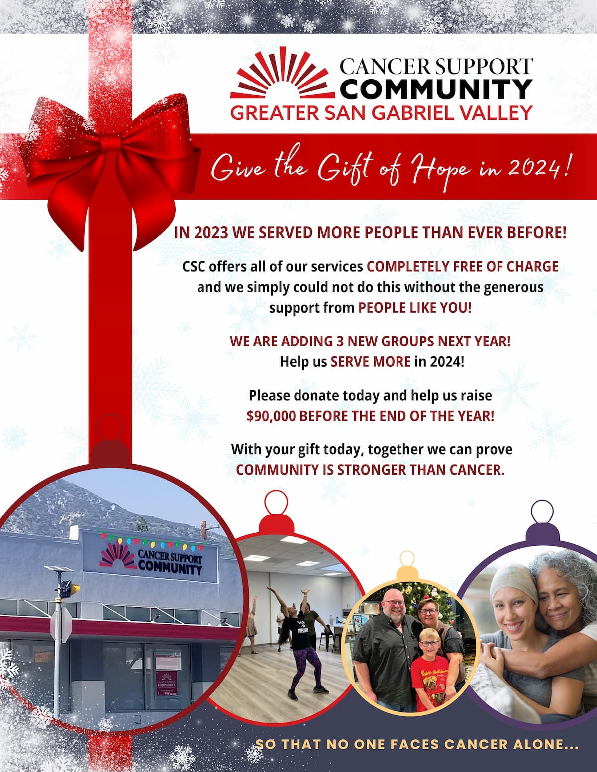 Bring Hope in 2024 – Cancer Support Community Greater San Gabriel Valley