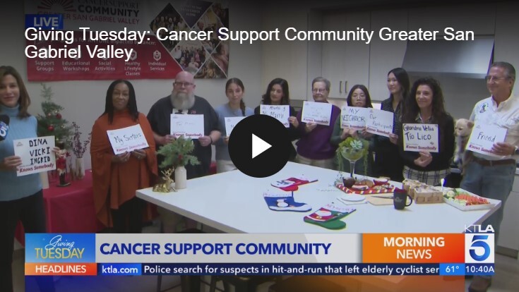 KTLA’s Gayle Anderson features Cancer Support Community SGV LIVE on ...