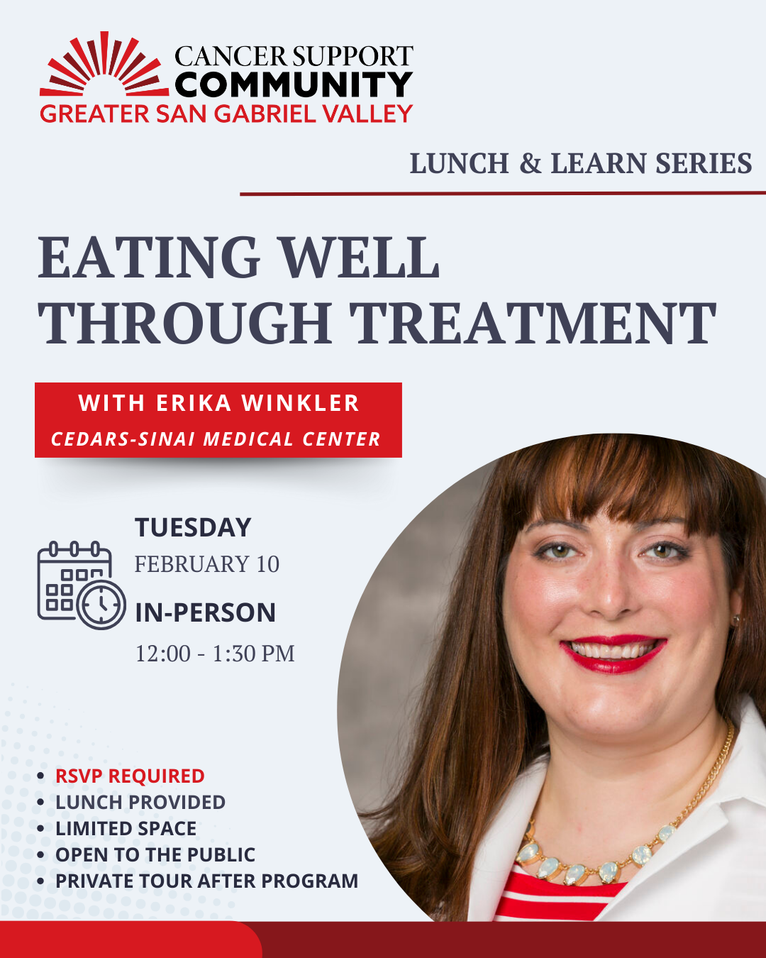 Lunch & Learn: Eating Well Through Treatment – Cancer Support Community ...